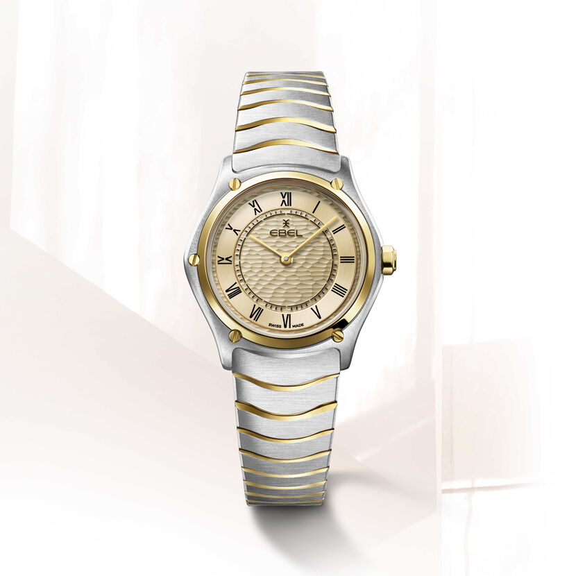 EBEL | Women's EBEL Sport Classic watch, stainless steel and 18K yellow ...